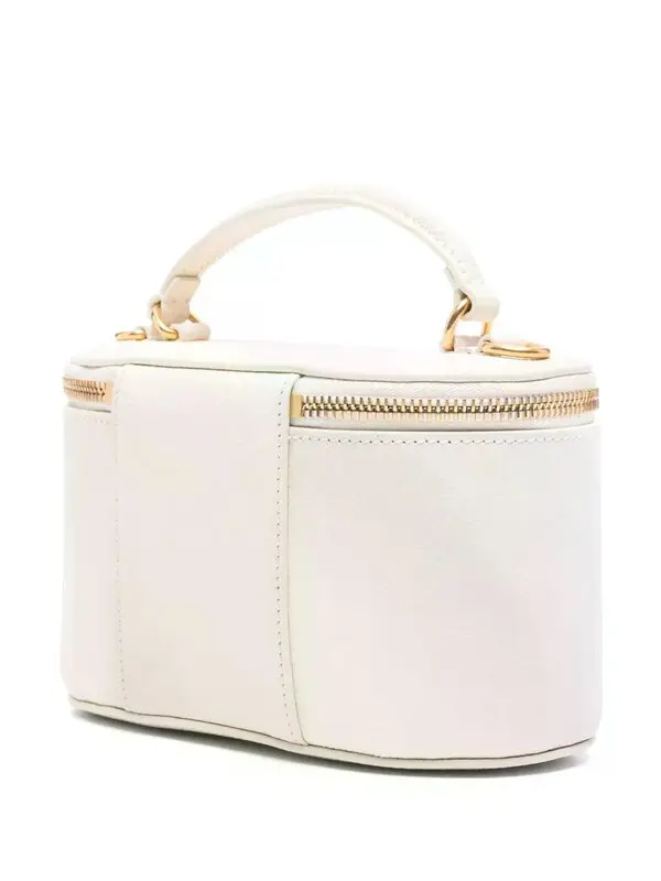 Valentino Garavani Vlogo Signature Leather Vanity Bag - Neutrals