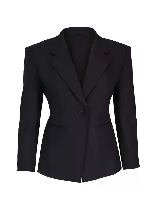 Lafayette 148 New York Buttoned Tailored Blazer