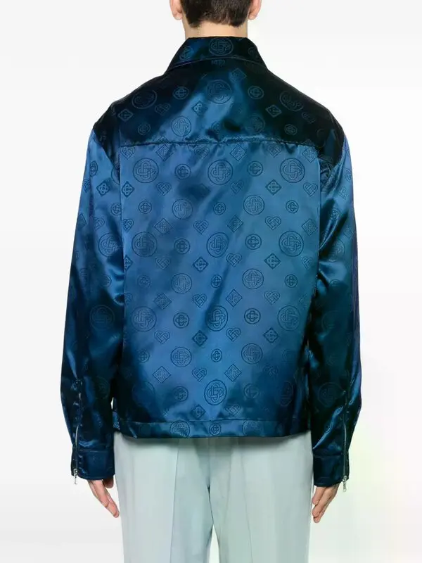 Casablanca Patterned Zip Jacket