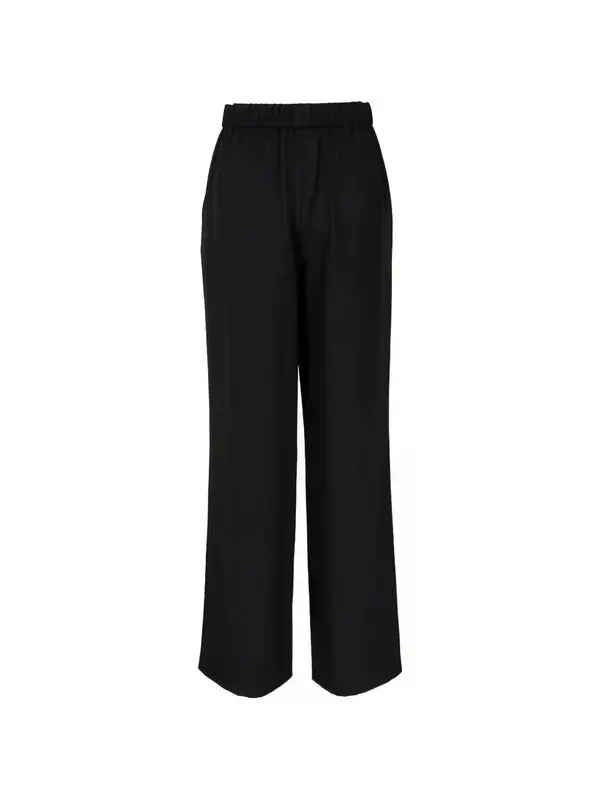 Lafayette 148 New York Elasticated-waist Wide Leg Trousers