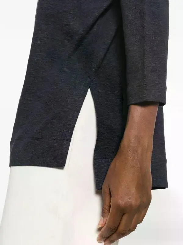 PUROTATTO Round-neck Linen T-shirt