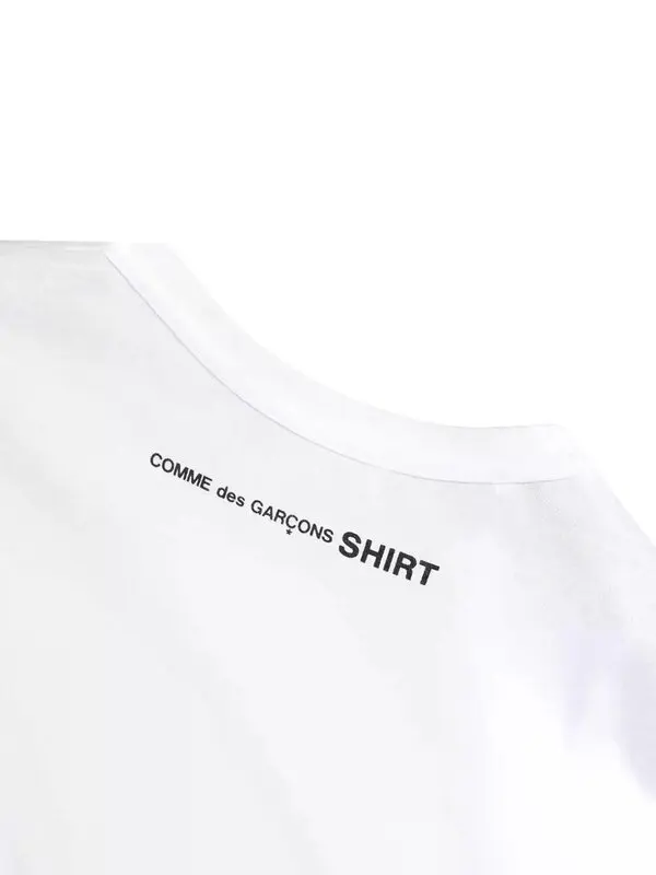 Comme Des Garçons Logo T-shirt - White