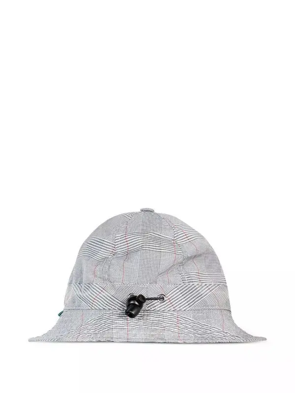RASSVET Plaid-patterned Bucket Hat - Grey