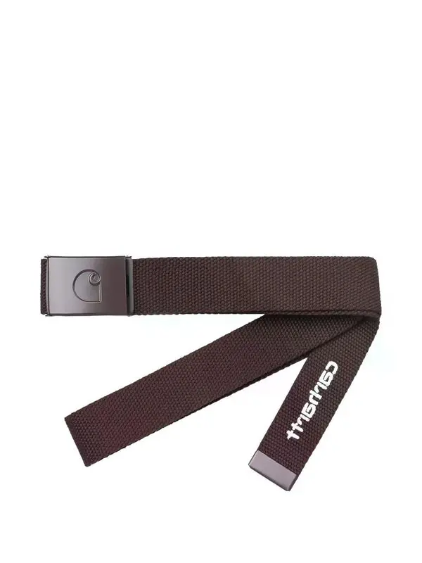 Carhartt Work In Progress Logo-embroidered Belt - Brown