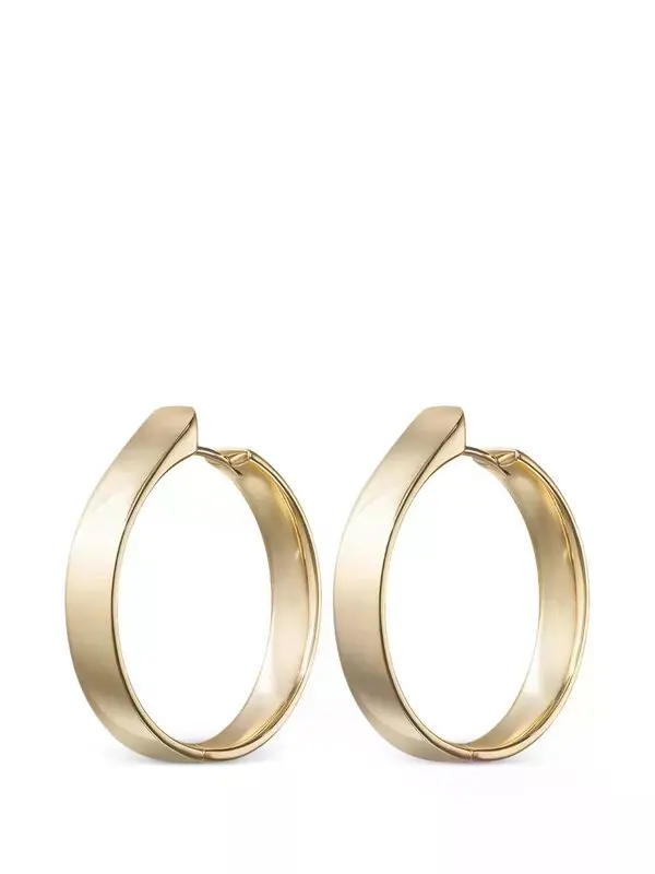 Melissa Kaye 18k Yellow Large Honey Hoop Earrings - Gold
