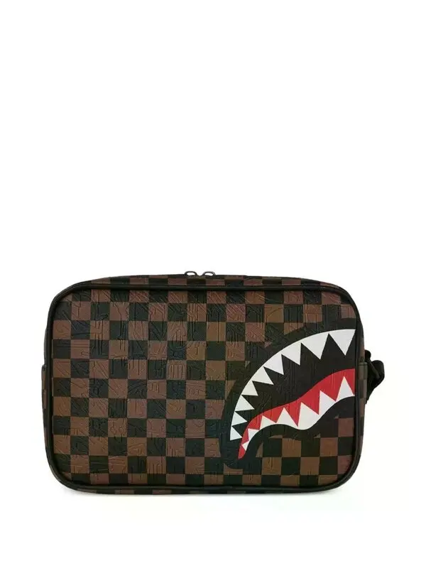 SPRAYGROUND Check-pattern Wash Bag