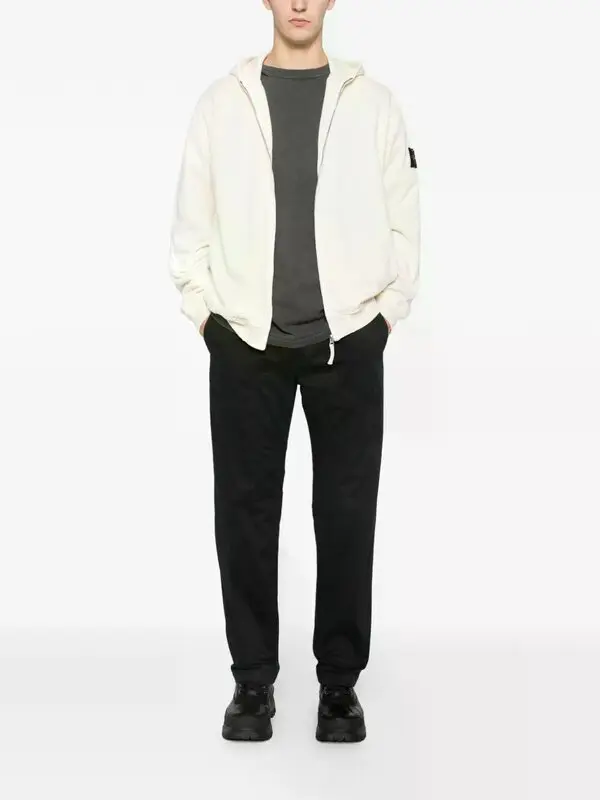 Stone Island Zip-fastening Hoodie - Neutrals