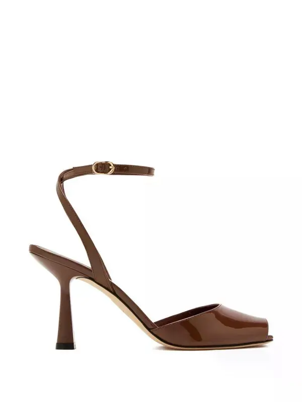 STUART WEITZMAN Ankle-strap Peep-toe Pumps