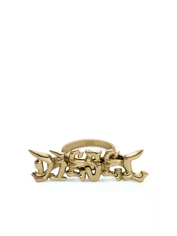 DIESEL® Logo Band Ring - Gold