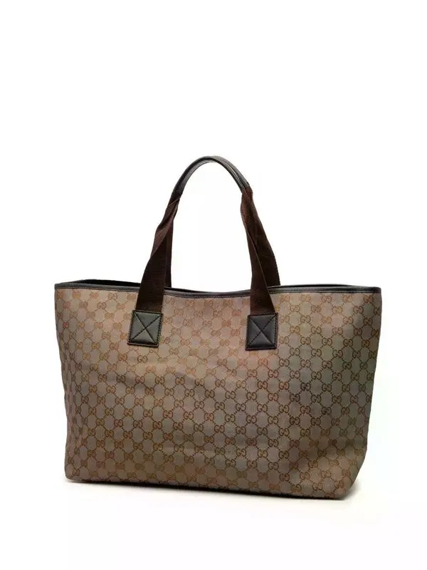 Gucci Gg Metallic Canvas Tote Bag