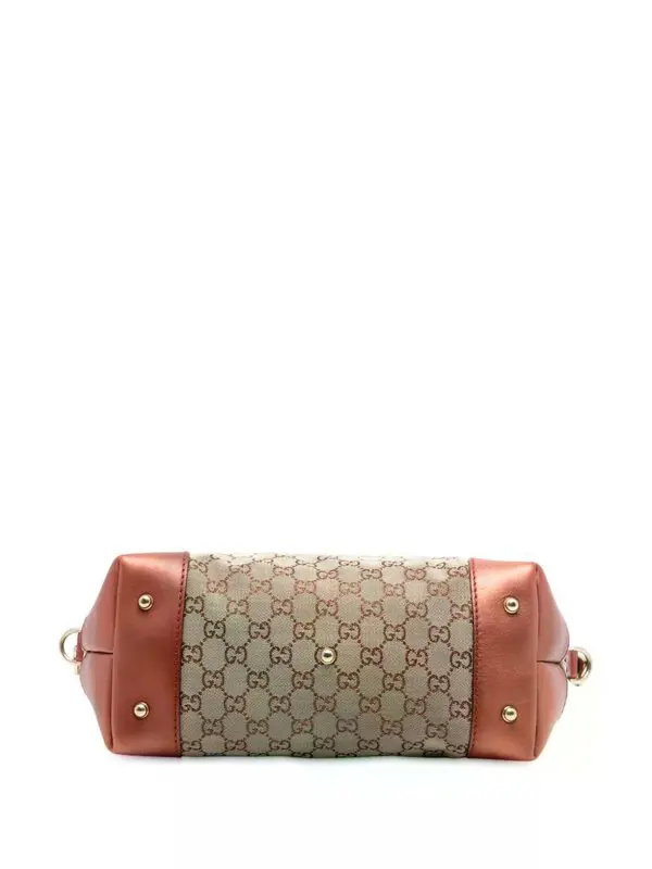 Gucci Gg Canvas Heart Bit Satchel
