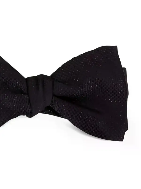 Eton Textured Bow Tie - Black