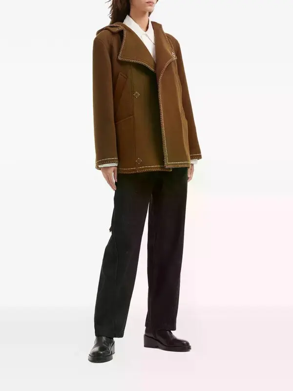 ADER ERROR Hooded Stitch Coat