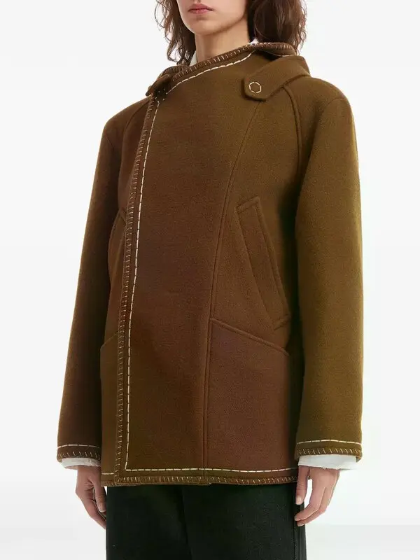 ADER ERROR Hooded Stitch Coat