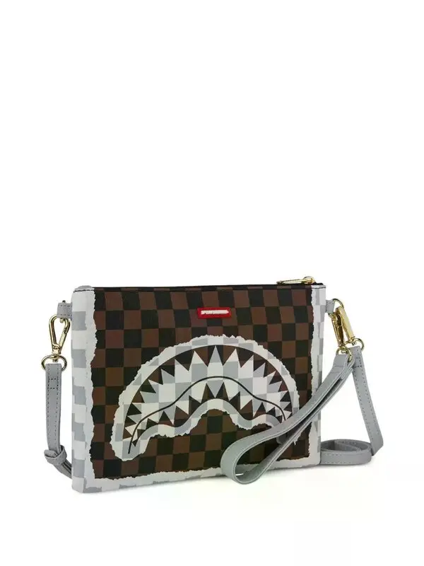 SPRAYGROUND Shark-print Clutch