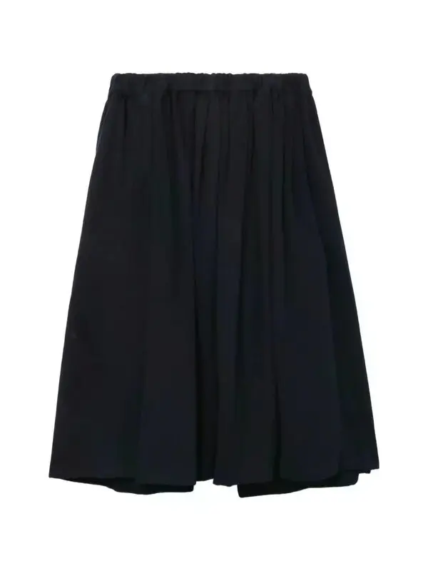 Comme Des Garçons Pleated Midi Skirt