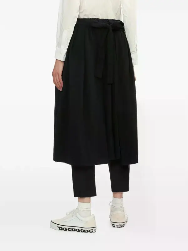 Comme Des Garçons Pleated Midi Skirt