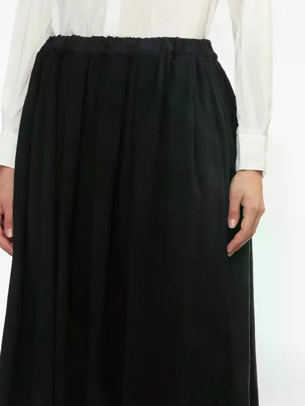 Comme Des Garçons Pleated Midi Skirt