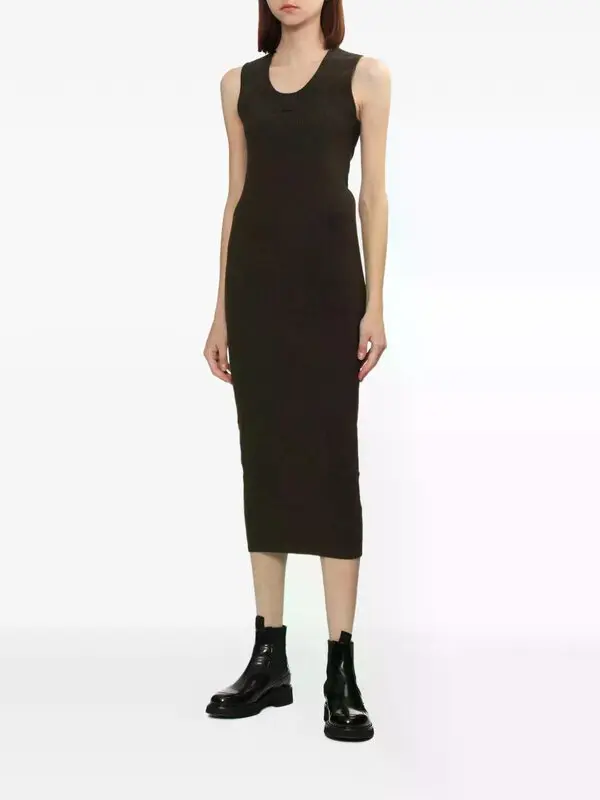 Fear Of God Scoop-neck Ribbed Midi Dress