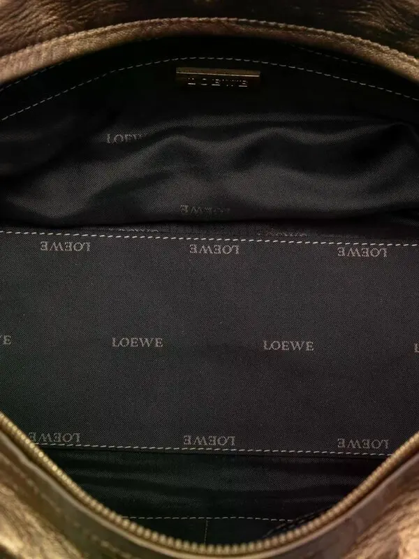Loewe 2007 Metallic Leather Amazona 28 Handbag