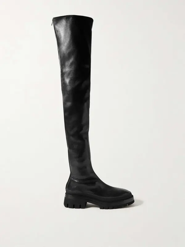 Khaite Fallon Leather Over-the-knee Boots
