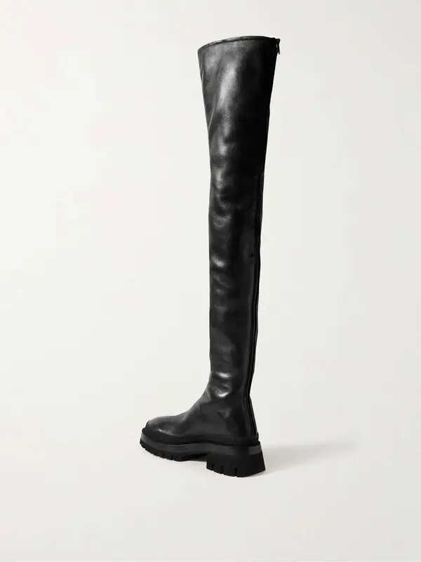 Khaite Fallon Leather Over-the-knee Boots
