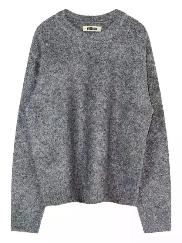 WOODBIRD Crew-neck Long Sleeve Sweater
