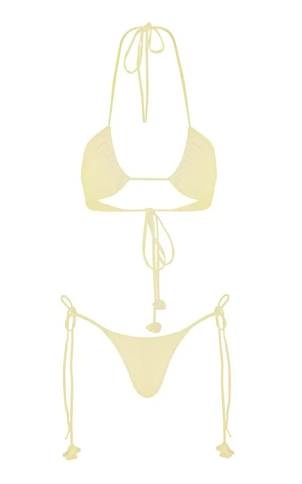 MAYGEL CORONEL Arazo Two-piece Bikini - Ivory