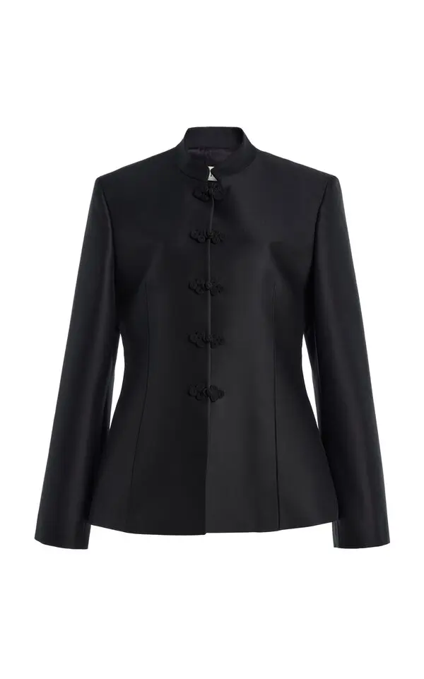 RÓHE Hourglass Wool Blazer - Black