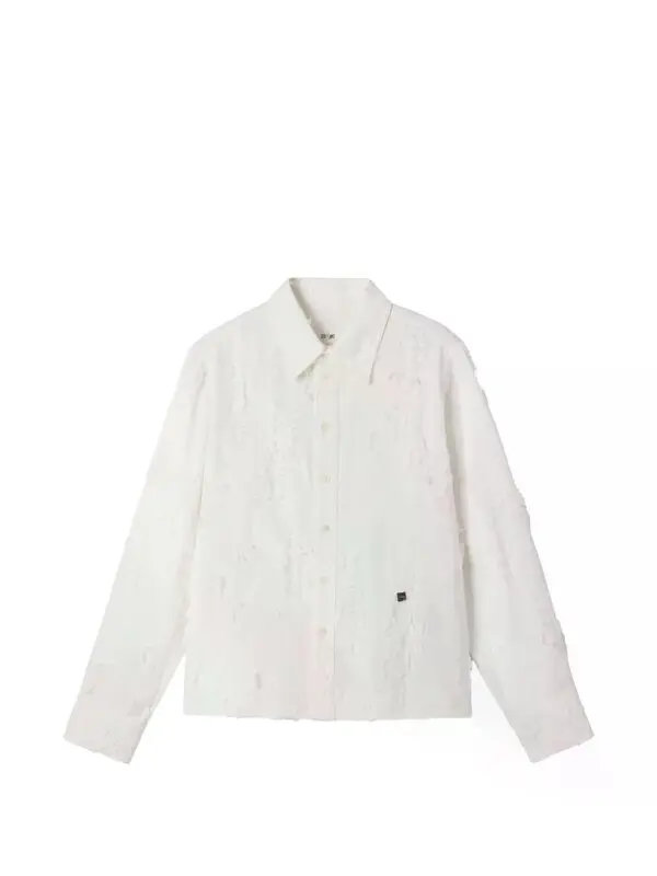 ADER ERROR Distressed Collared Shirt
