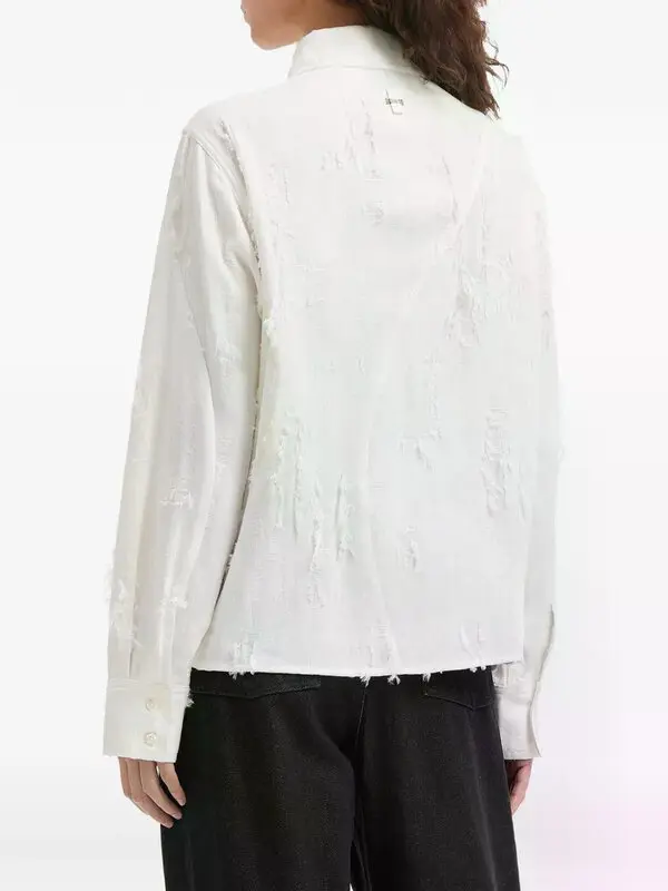 ADER ERROR Distressed Collared Shirt