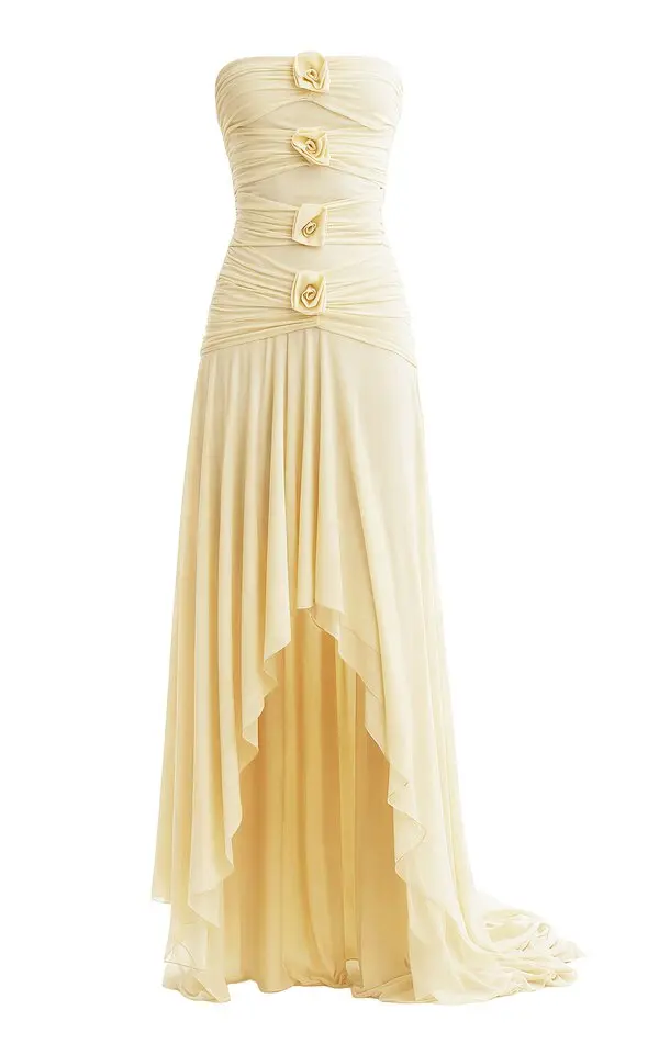 MAYGEL CORONEL Andi Jersey Maxi Dress - Yellow