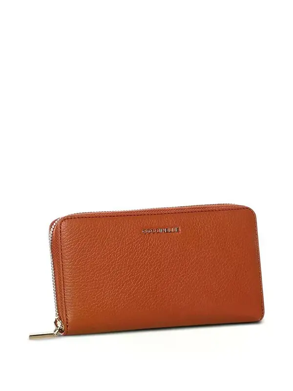 COCCINELLE Zip Leather Wallet - Brown