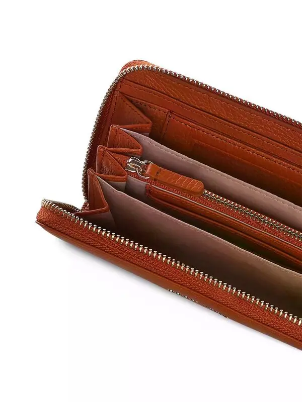 COCCINELLE Zip Leather Wallet - Brown