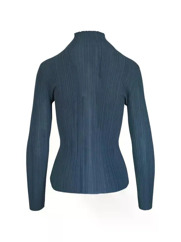 Agnona High-neck Ribbed Top