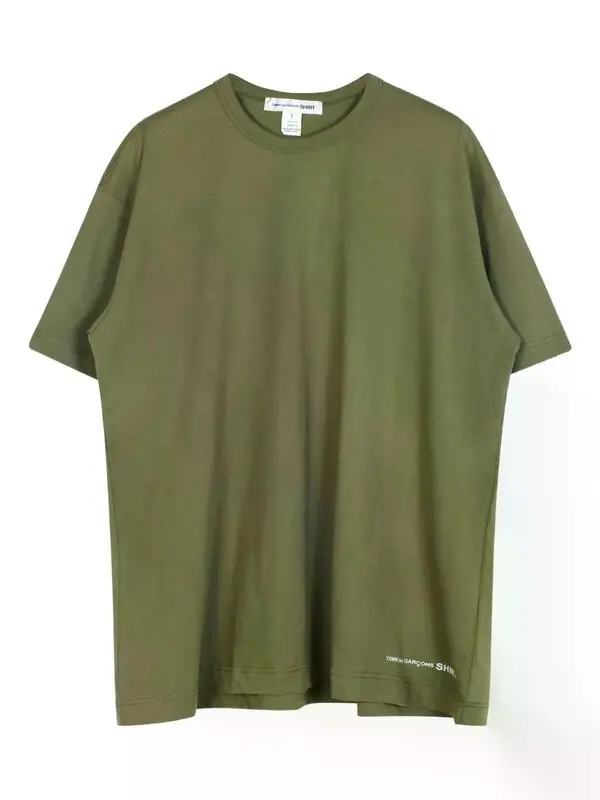 Comme Des Garçons Logo T-shirt - Green