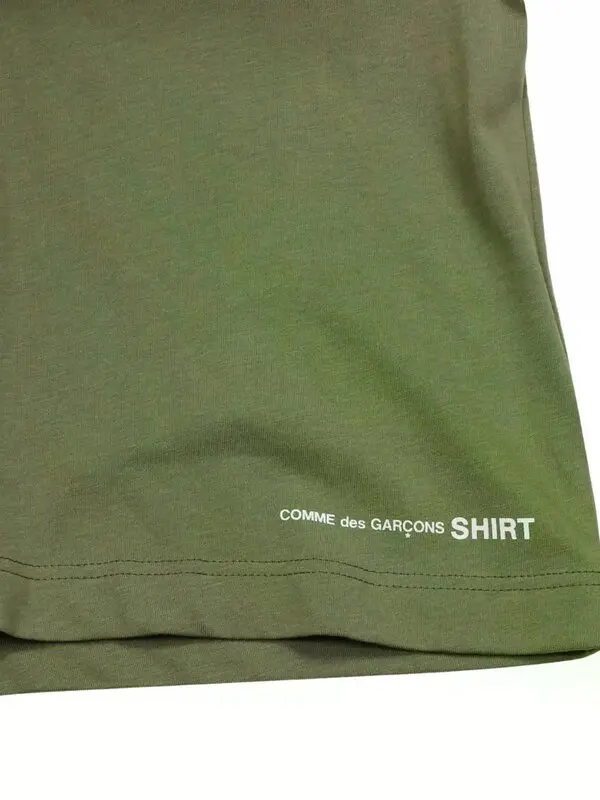 Comme Des Garçons Logo T-shirt - Green