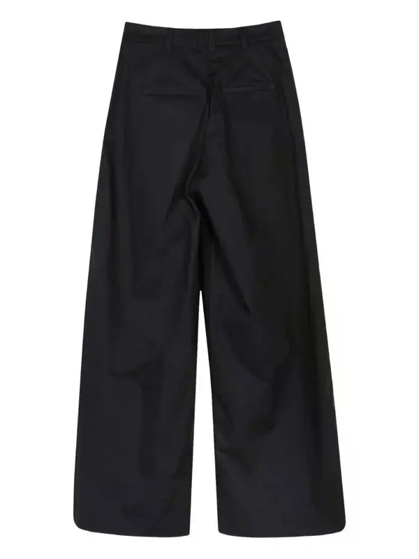 Malloni Pleated Cotton Trousers