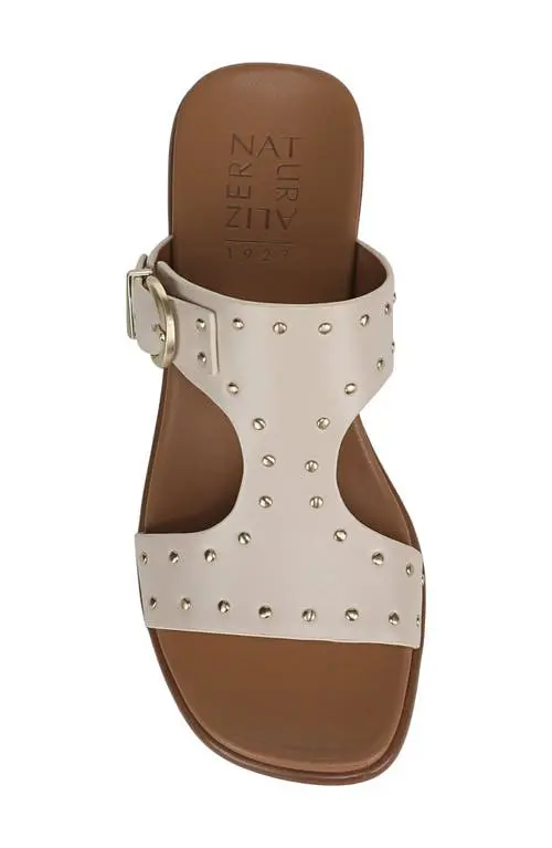Naturalizer Studded Beach Slide Sandal - Ivory Mist