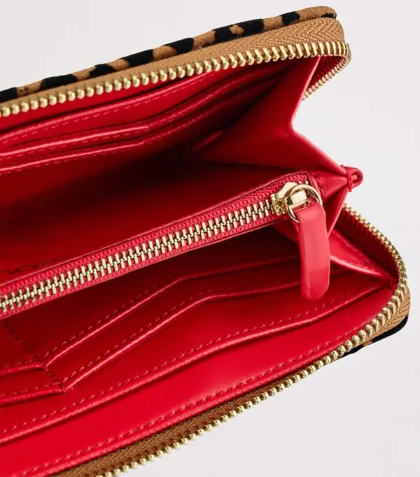 Wolf Nubuck Savanna Zip-up Wallet