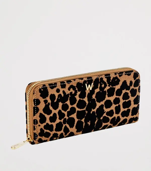 Wolf Nubuck Savanna Zip-up Wallet