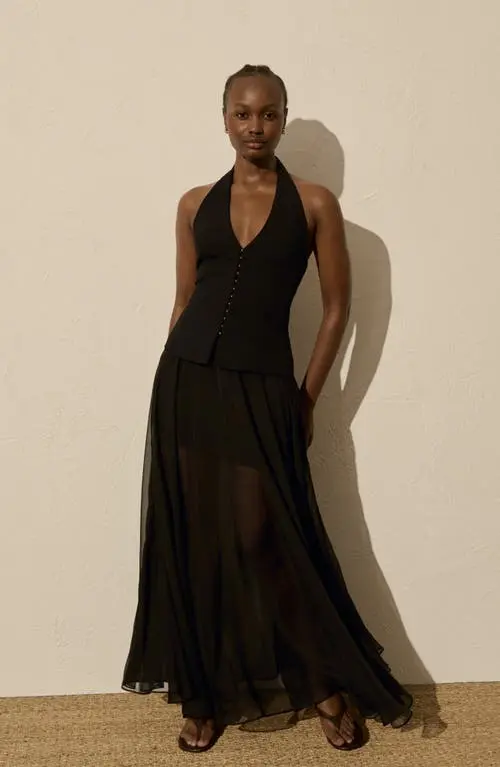 EVER NEW Martine Halter Maxi Dress