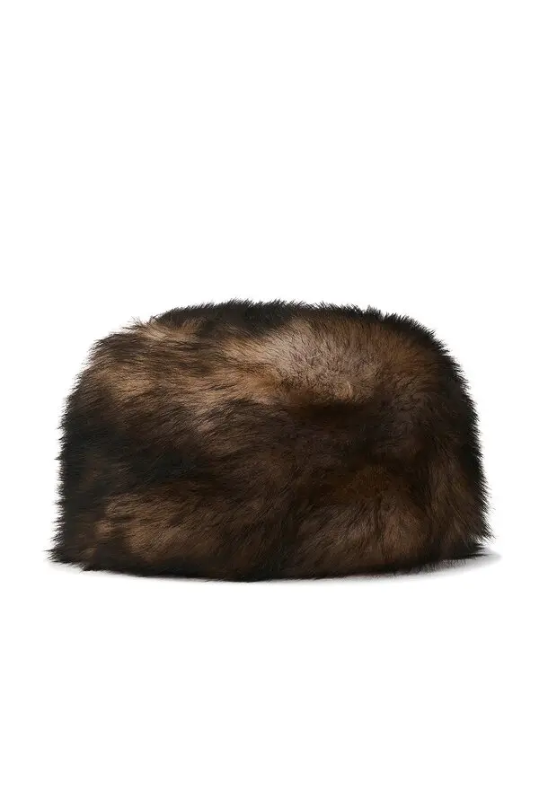 Nour Hammour Apres Fur Hat - Ash