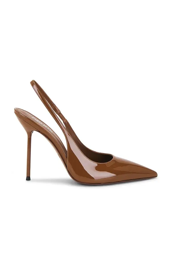 Paris Texas Lidia Slingback 105 Pump - Coffee