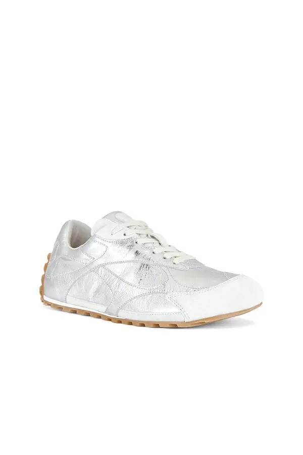 Bottega Veneta Orbit Sneaker - Silver & Optical