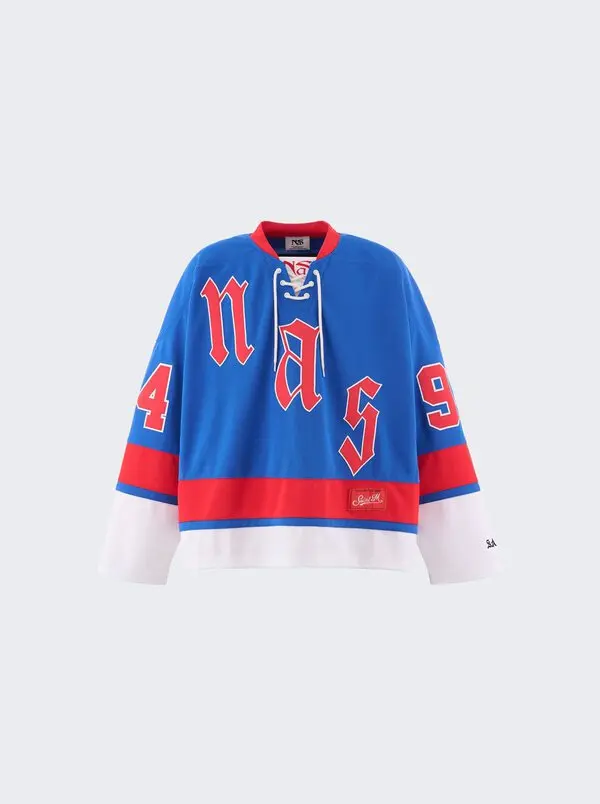 SAINT MXXXXXX X Nas Illmatic 94 Game Jersey - Blue