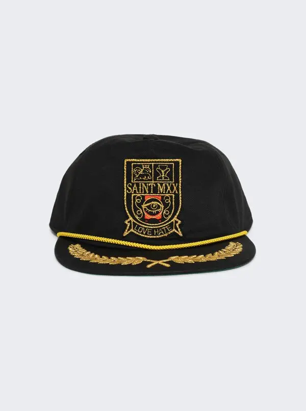 SAINT MXXXXXX Eye Crest Cap - Black