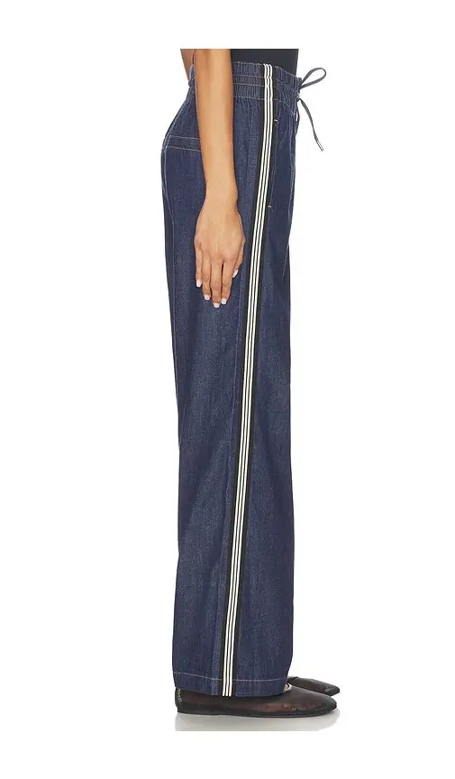 Veronica Beard Taylor High Rise Wide Leg Denim