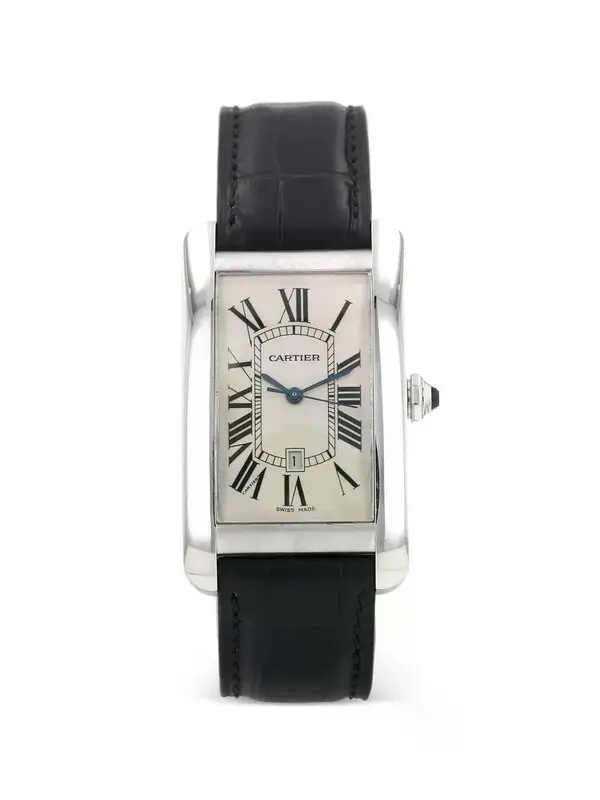 CARTIER 2010's Tank Américaine 45mm Watch - White