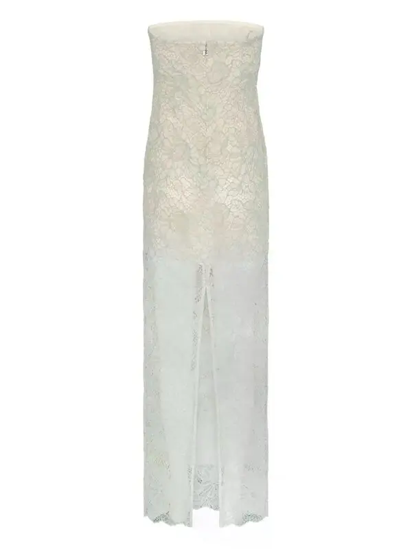 ROTATE BY BIRGER CHRISTENSEN Lace Midi Dress - White | Editorialist